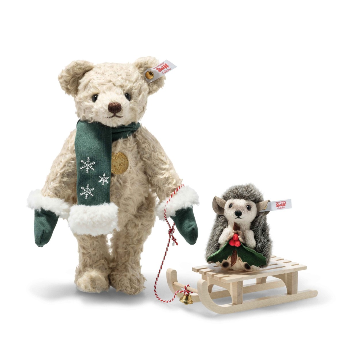 Teddies for tomorrow Teddy bear with hedgehog (007286) 25cm - Steiff
